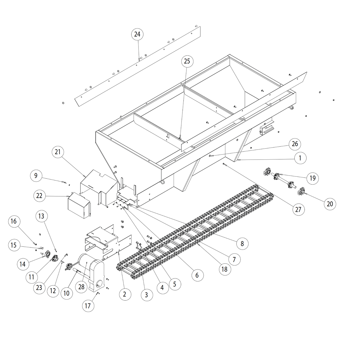 Swaploader 50H99 Cab Guard Assembly Diagram From ITEParts.com