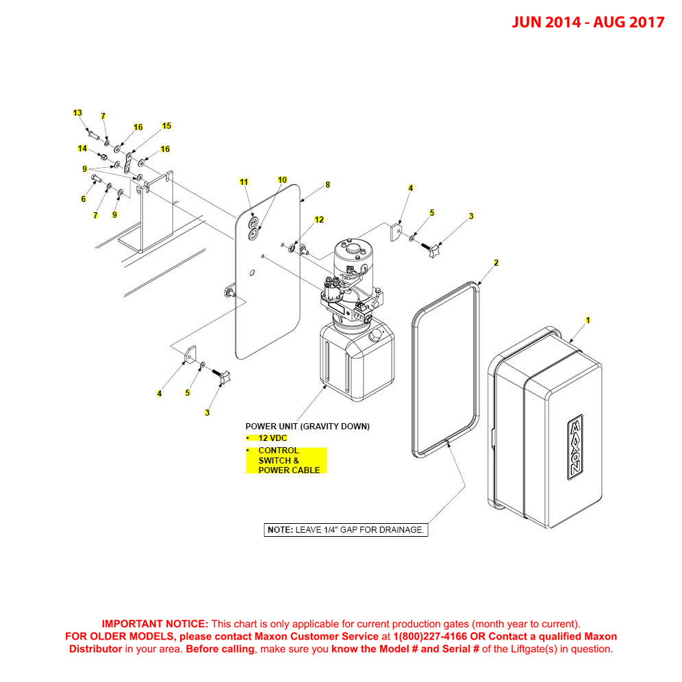 Maxon GPTLR (Sep 2017 - Present) Power Down Hydraulic Systems Diagram ...