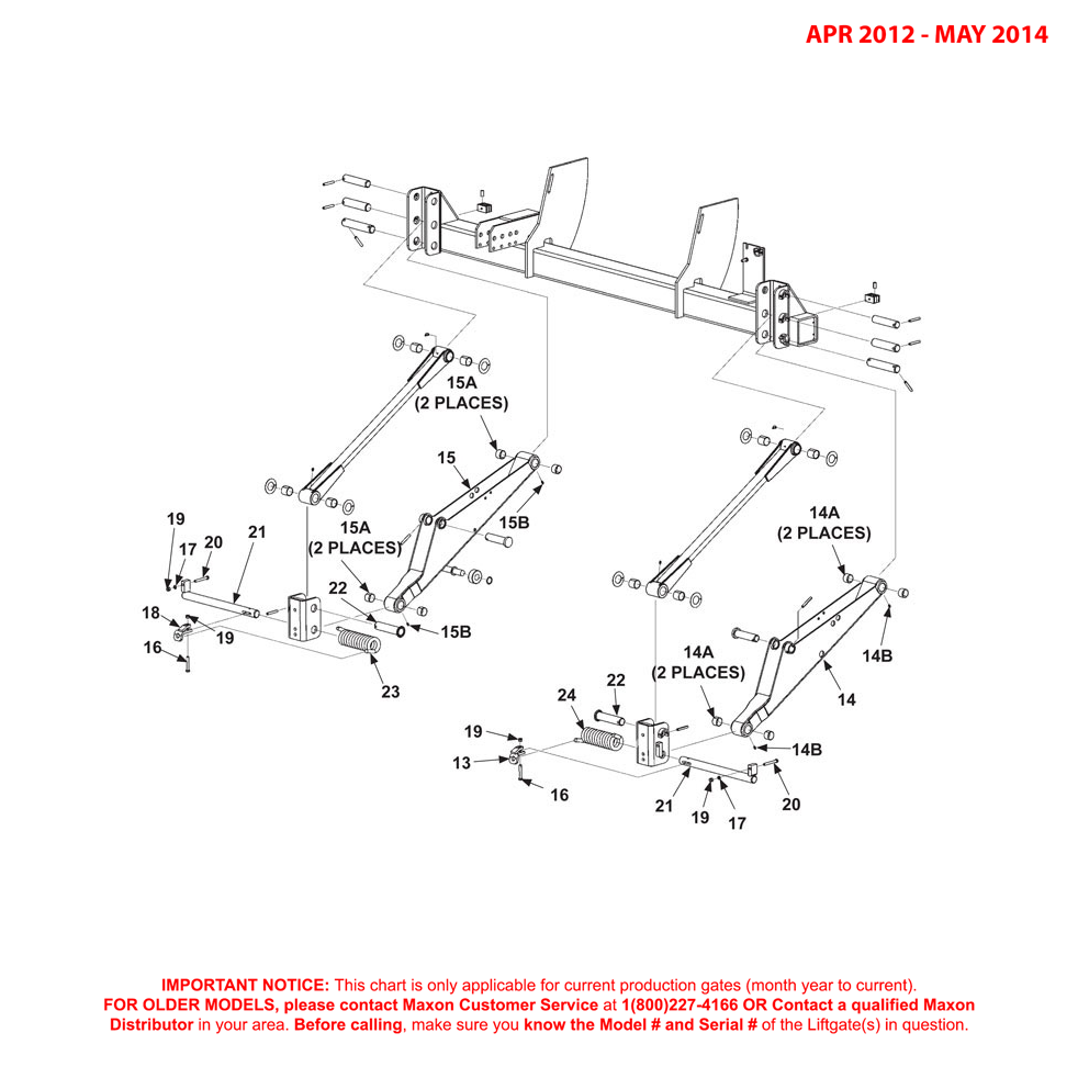 Maxon GPTLR-25 And GPTLR-33 (Jun 2014 - Aug 2017) Aluminum Flipover ...