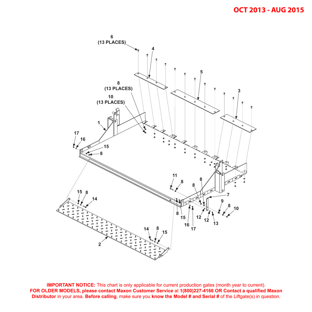 Maxon RA (Sep 2015 - May 2016) Main Frame Assembly Diagram From ...