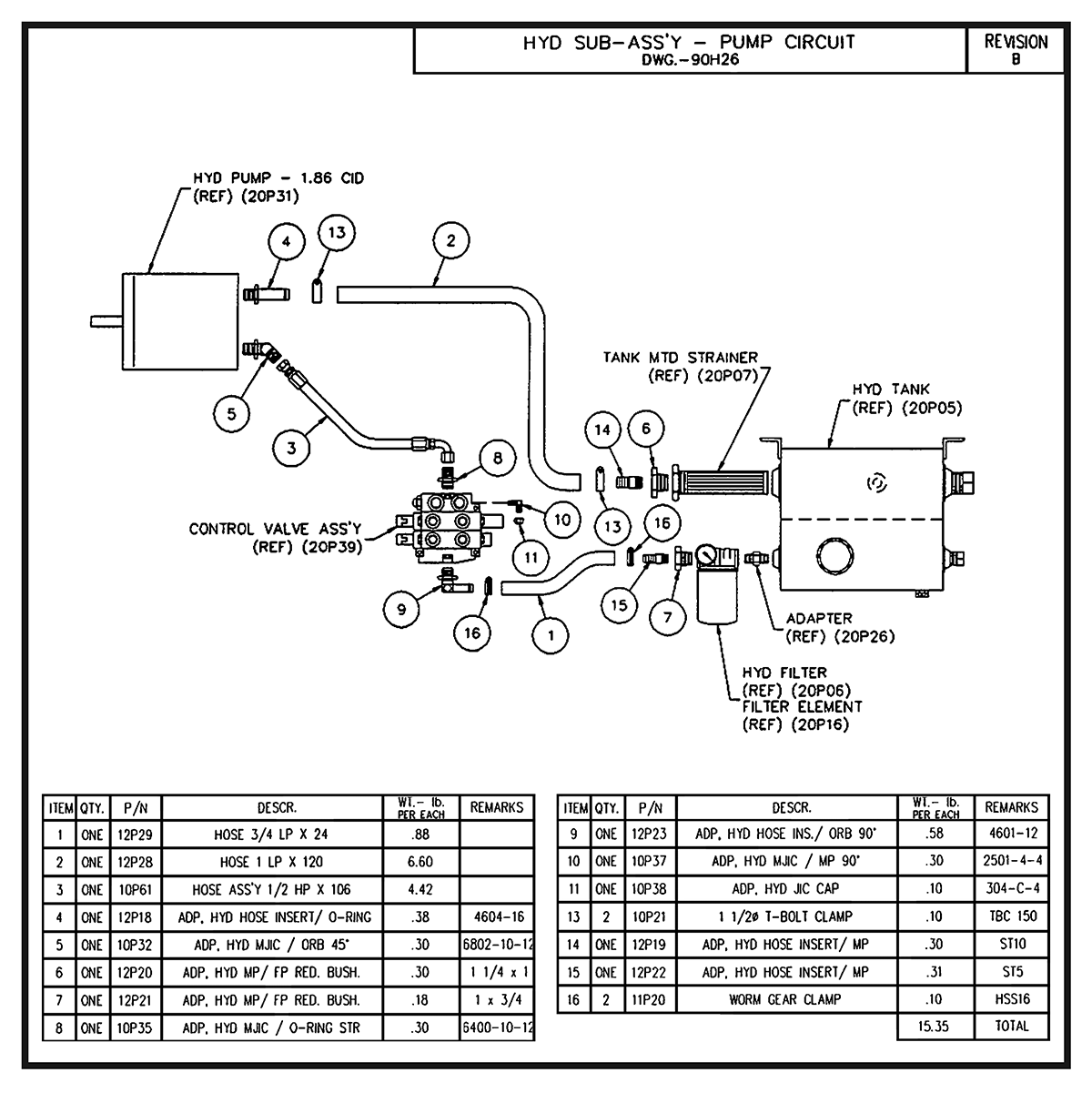 Swaploader Heavy-Duty Two-Section Air Control Assembly Diagram From ...